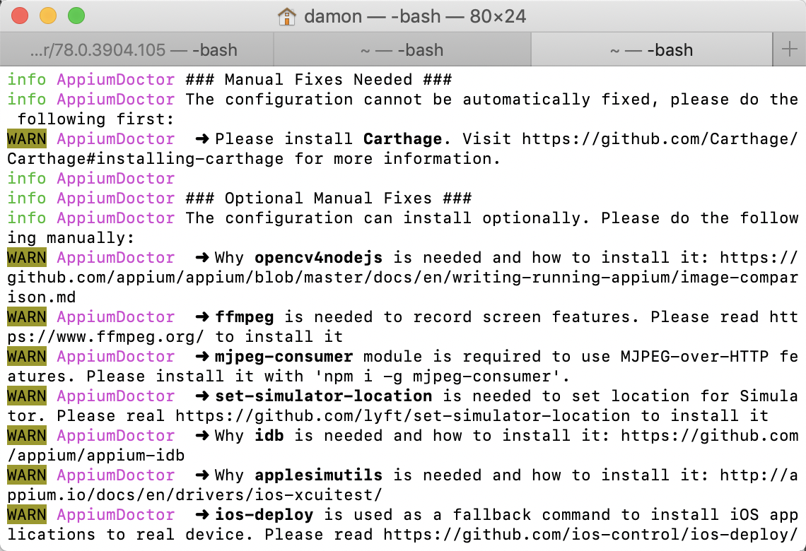 使用Appium做iOS自动化测试_unable to install "webdriveragentrunner-runner-CSDN博客