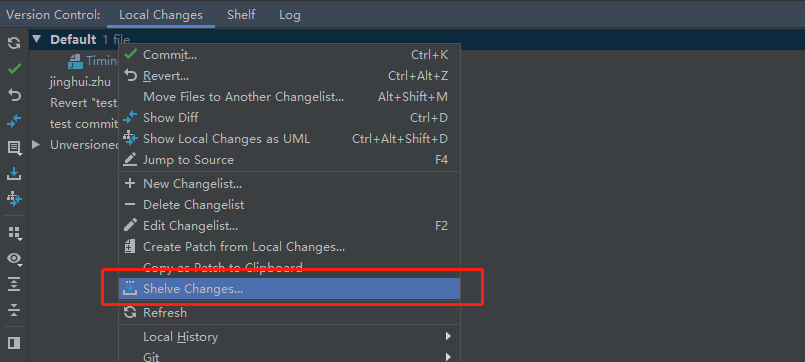 Stash Changes... VS Shelve Changes..._shelve changes和stash changes-CSDN博客