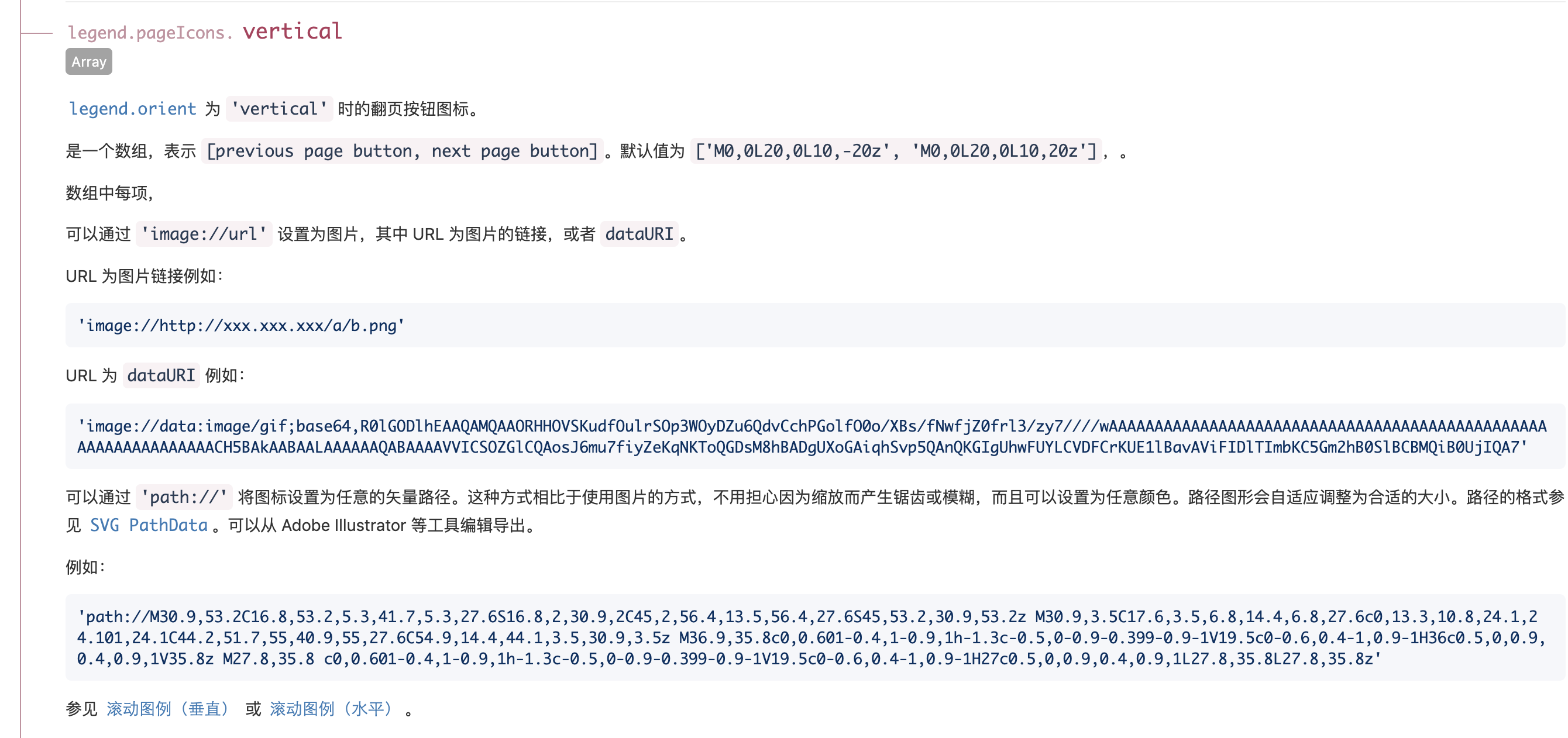 自定义 Echart legend 的翻页箭头_legend: type: "scroll",-CSDN博客
