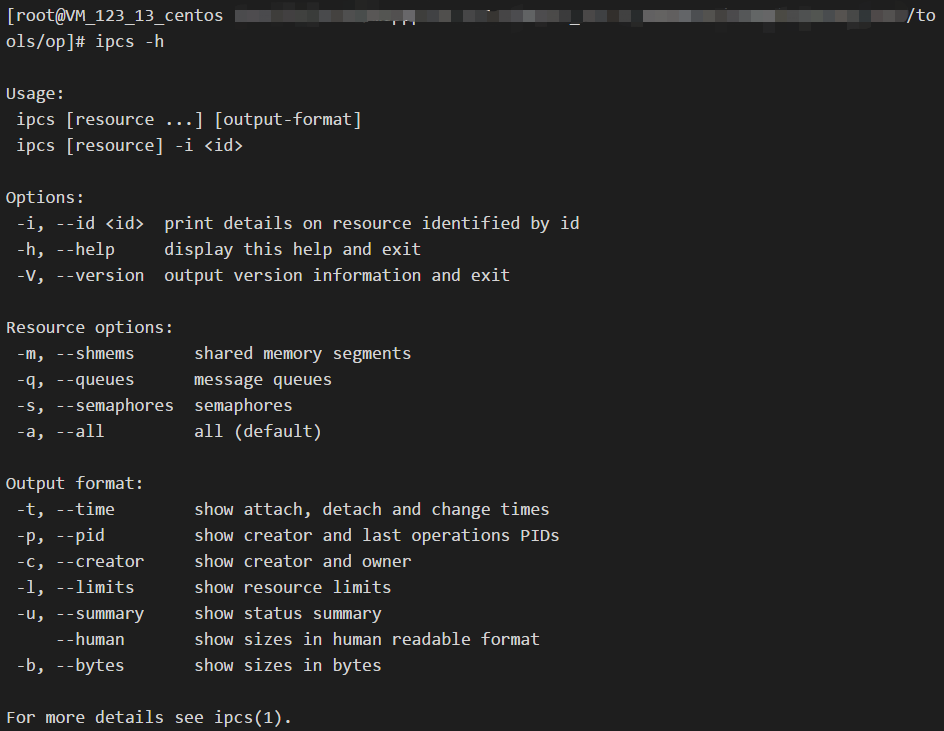 【Linux】ipcs命令介绍_ipcs工具-CSDN博客