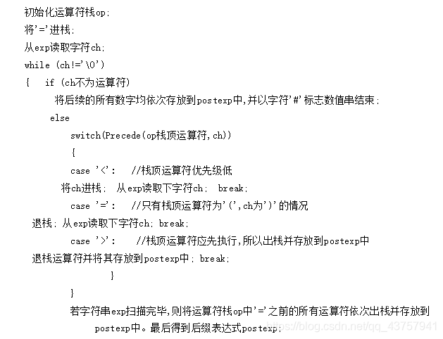 运用栈实现简单表达式求值 Csdn博客