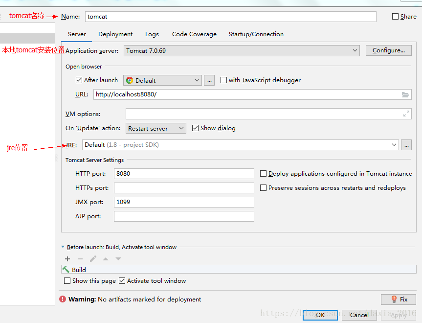 Idea中，通过tomcat启动SSM Web项目 详细步骤_idea集成tomcat启动ssm项目-CSDN博客