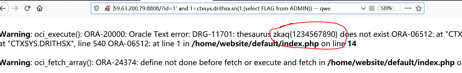 Oracle注入——报错注入_ctxsys.drithsx.sn-CSDN博客