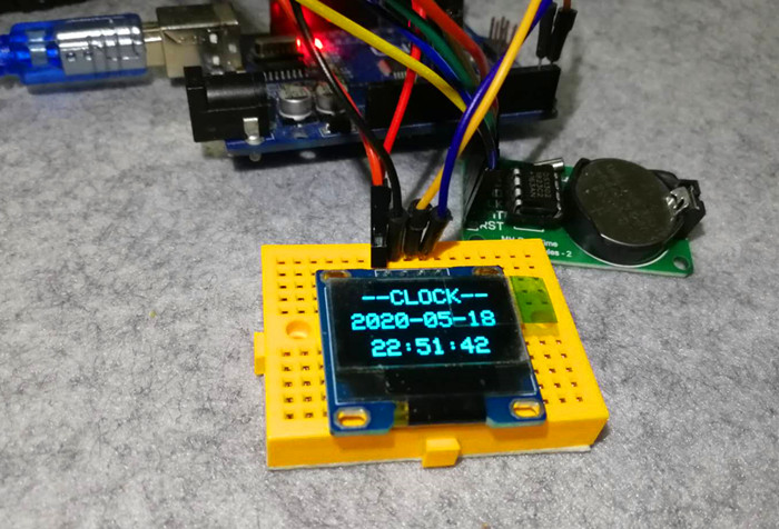 Arduino提高篇23—oled电子时钟arduino 刷新oled的数字 Csdn博客 
