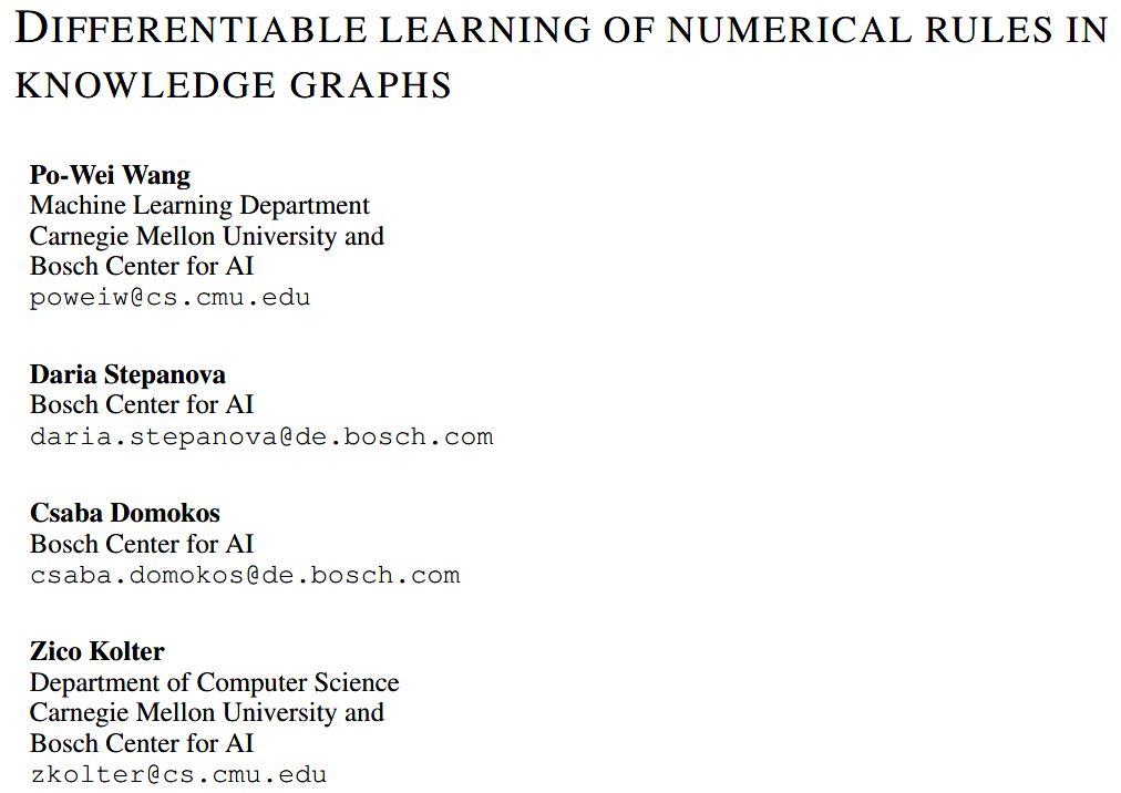 【论文解读 ICLR 2020】Differentiable Learning of Numerical Rules in Knowledge Graphs-CSDN博客