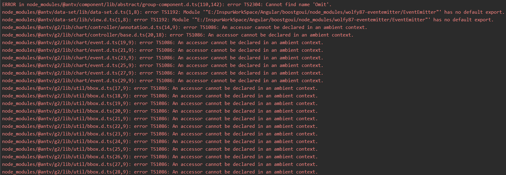 Angularg2 导入g2模块报错g2 Ts报错 Csdn博客 