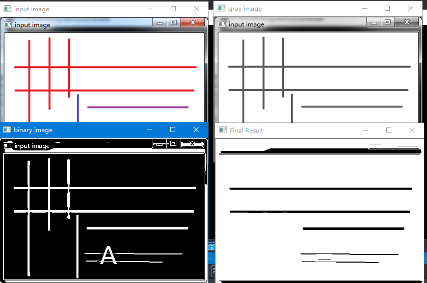 opencv extract horizontal and vertical lines - Programmer Sought