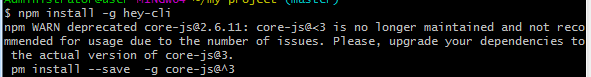 解决：npm WARN deprecated core-js 2.6.11_core-js漏洞-CSDN博客