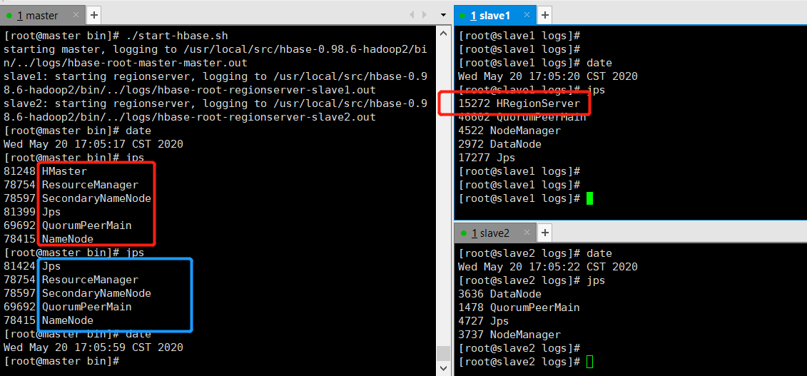 HMaster、HRegionServer无法启动的一些解决办法_有hmaster和hregionserver,但是没有workeer和 ...