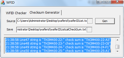 WaferIDChecksumGenerator使用说明_wafer id checksum-CSDN博客