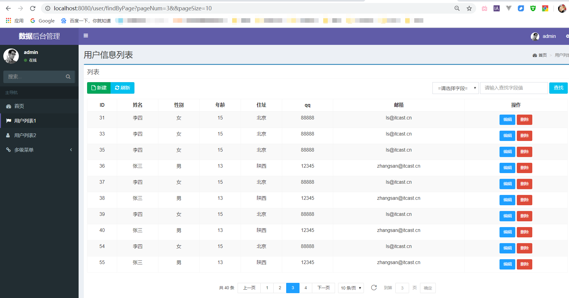 Spring学习笔记（二十）——springboot基于AdminLTE的后台管理系统模板_springboot adminlte-CSDN博客