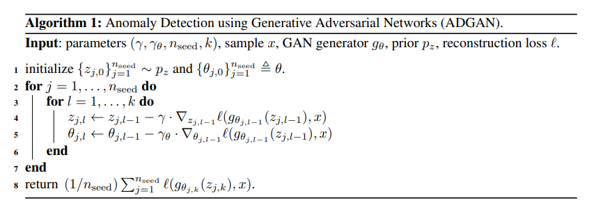 论文译文《ANOMALY DETECTION WITH GENERATIVE ADVERSARIAL NETWORKS》-CSDN博客