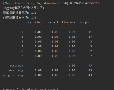 Bagging(基学习器可选KNN和决策树)算法,及网格化调参(GridSearchCV) 问题:对玻璃类型进行分类_baggingclassifier gridsearchcv()-CSDN博客