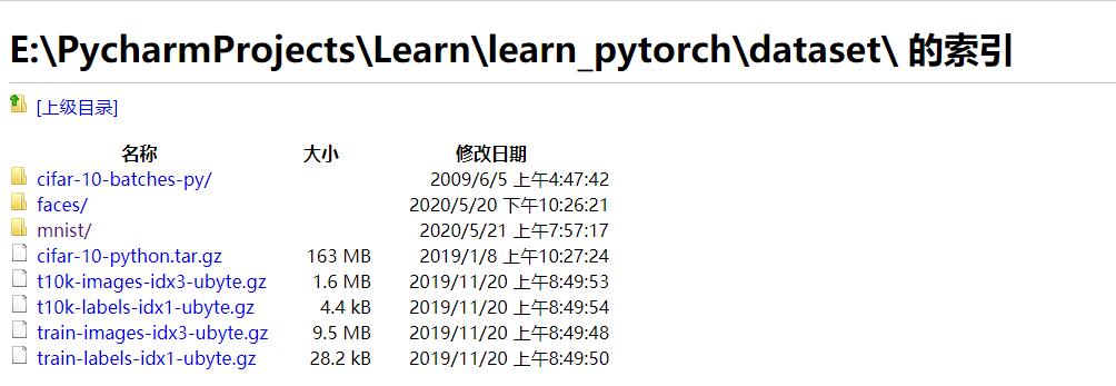 pytorch如何加载本地的数据集（例如MNIST/CIFAR10）_pycharm数据集应该放在哪个文件夹进行读取-CSDN博客