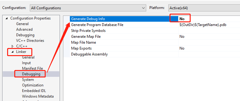 Visual Studio 编译不生成.iobj .ipdb .pdb 文件的方法-CSDN博客