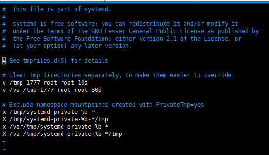 centos7下，/tmp/目录下的临时文件不想被清理_tmp.conf-CSDN博客