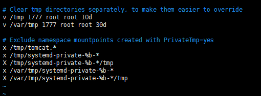 centos7下，/tmp/目录下的临时文件不想被清理_tmp.conf-CSDN博客