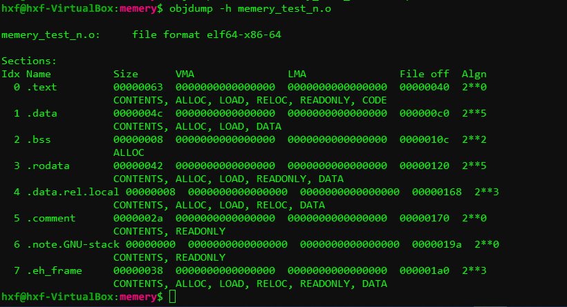 linux下，程序各个部分对应的段位置，图说 bss段 text段 data段 rodata段 栈 堆_.rodata-CSDN博客