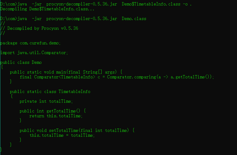 jdk1.8 decompilation tool -Procyon-Decompiler - Programmer Sought