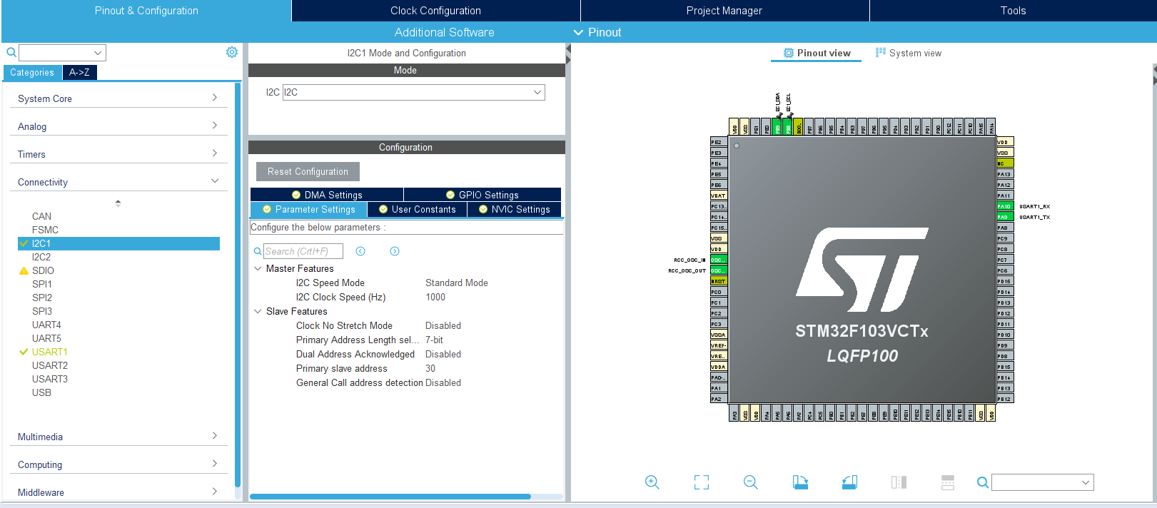 STM32F103硬件I2C Slave_stm32f103 hal iic slave-CSDN博客