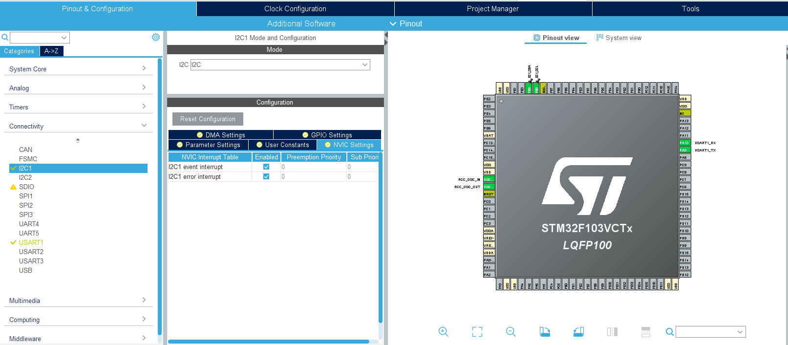 STM32F103硬件I2C Slave_stm32f103 hal iic slave-CSDN博客