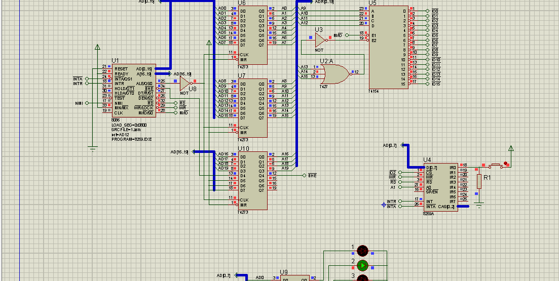 接口通讯经典实验8253 8255 8259 0809 0832实验代码及仿真图_如何使用keil做8255和8253的仿真实验_嗯嗯侠的博客-CSDN博客
