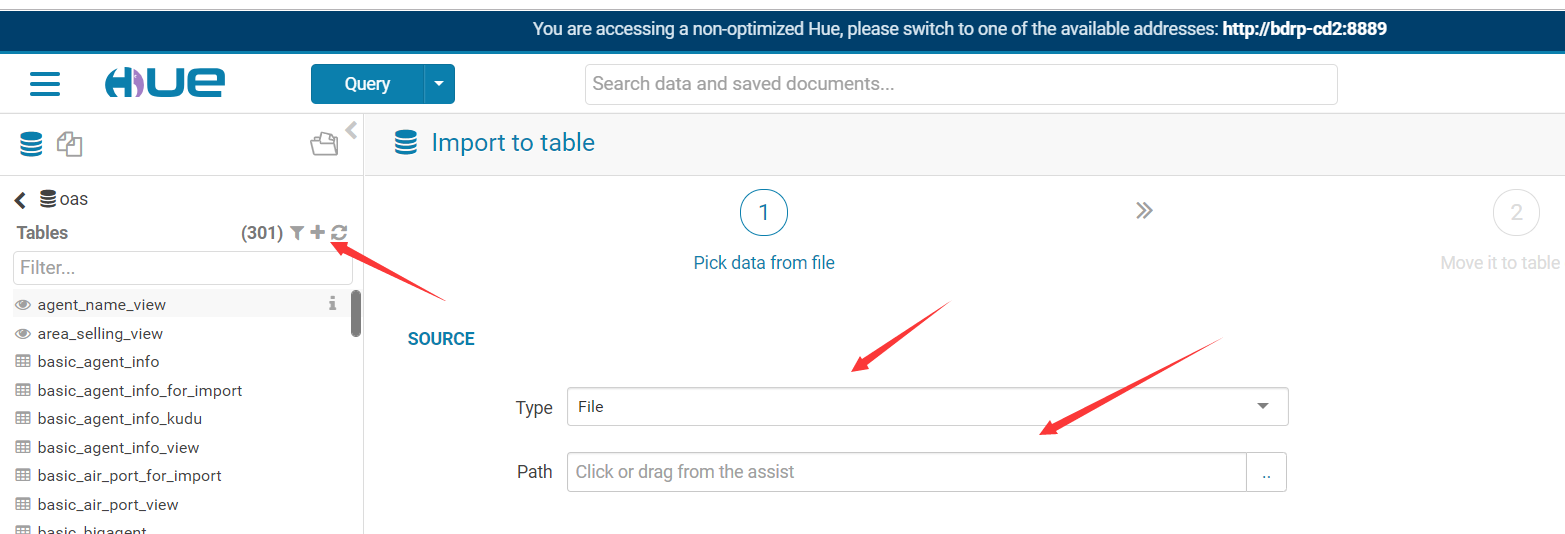 Use hue to import impala data - Programmer Sought
