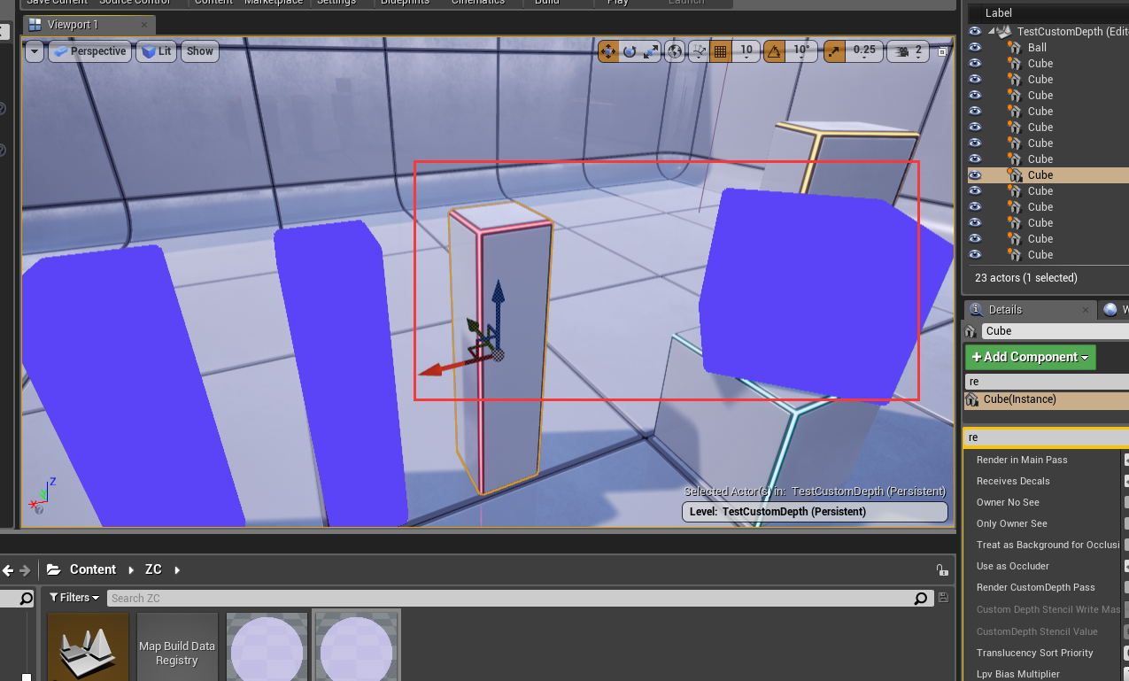 UE4 CustomDepth的理解_ue无法写入custom depth-CSDN博客
