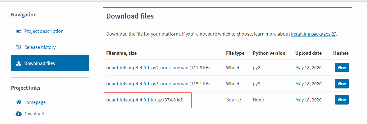 python如何安装beautifulsoup第三方库_第三方库beautifulsoup4,安装代码:pip install ...