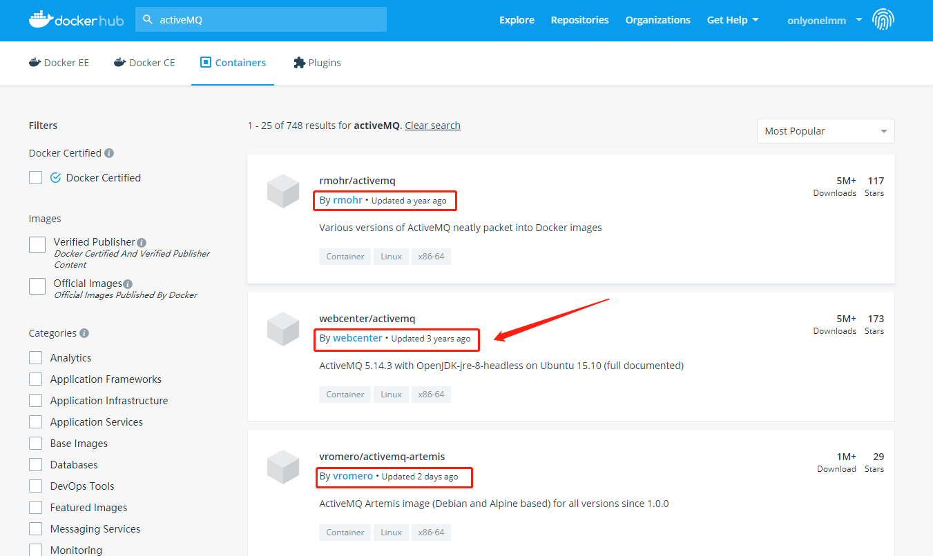 Docker安装ActiveMQ_docker activemq -e-CSDN博客