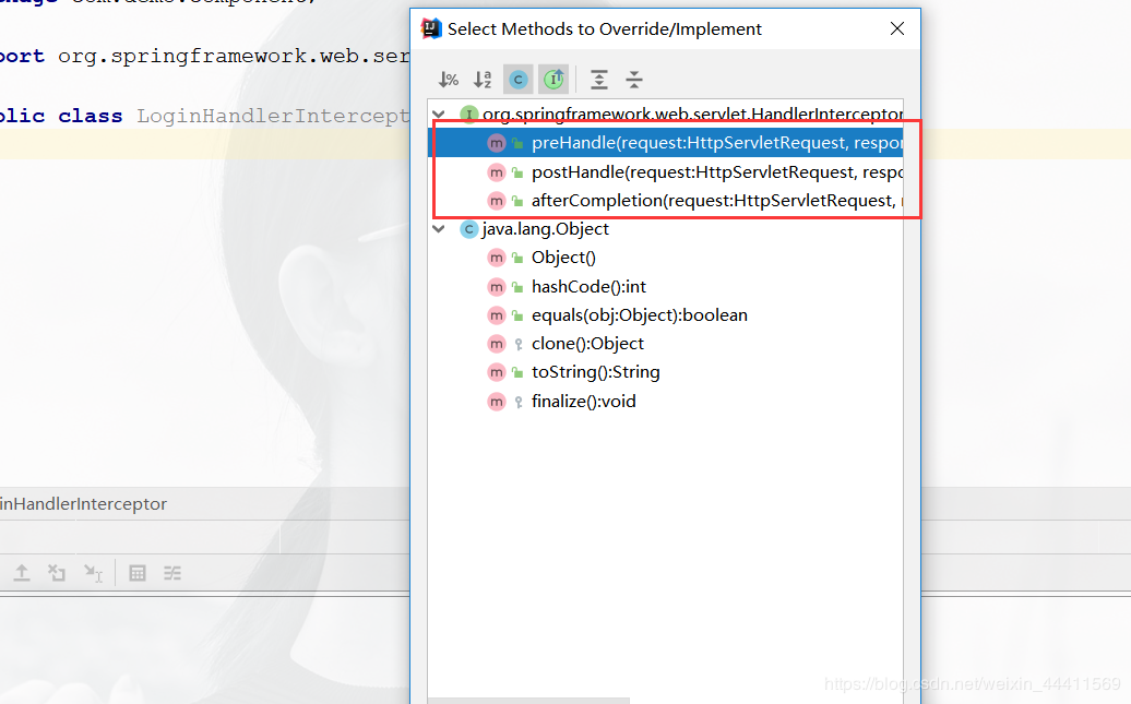 SpringBoot实现HandlerInterceptor拦截器的接口没有重写接口中的方法也不报错_为全部实现interceptor的方法却不报错-CSDN博客
