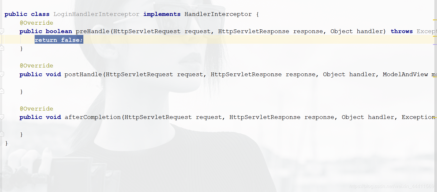 SpringBoot实现HandlerInterceptor拦截器的接口没有重写接口中的方法也不报错_为全部实现interceptor的方法却不报错-CSDN博客