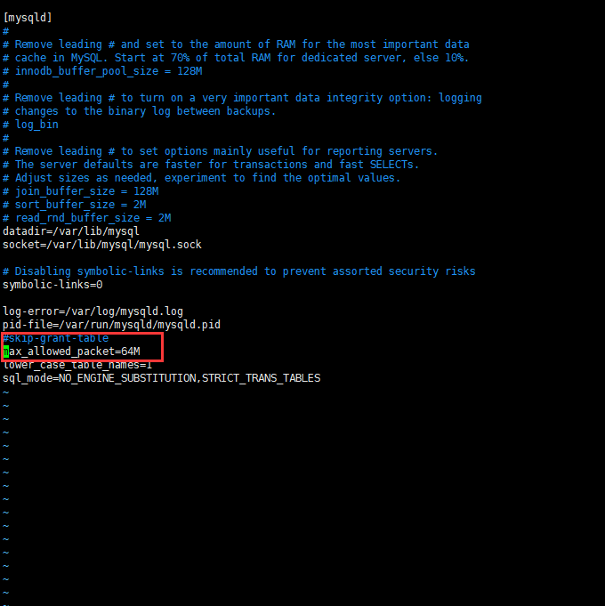 解决com.mysql.cj.jdbc.exceptions.PacketTooBigException: Packet for query is too large (3009 大于 ...