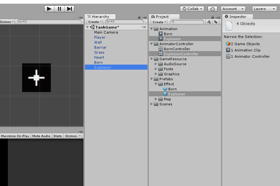 Unity开发游戏--2D坦克大战（二）_unity battleships 2-CSDN博客