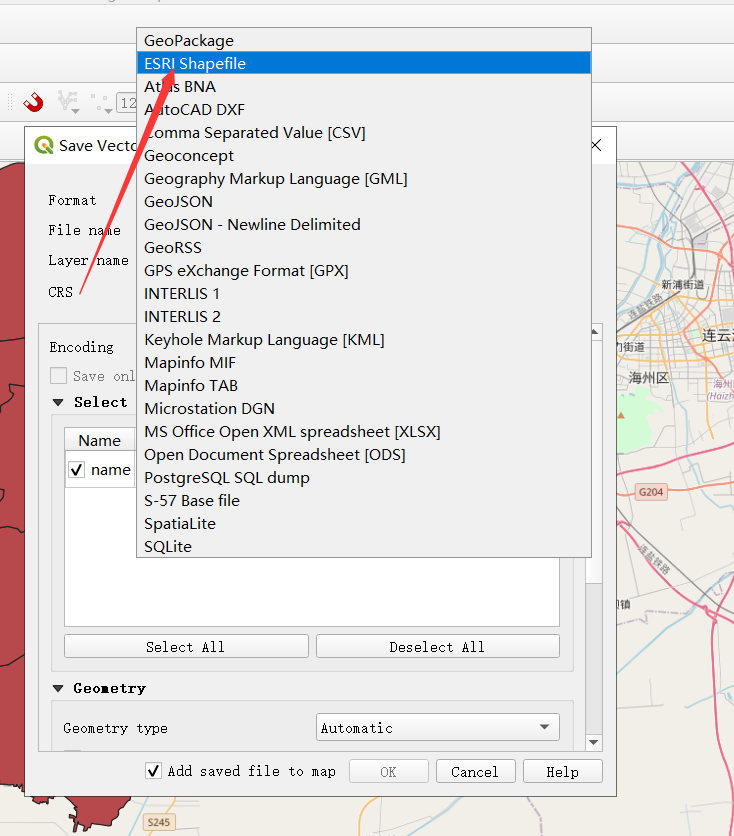 使用QGIS将GeoJSON转换成SHP格式文件（或转GeoJson）_qgi怎么把地图分区成shp文件-CSDN博客