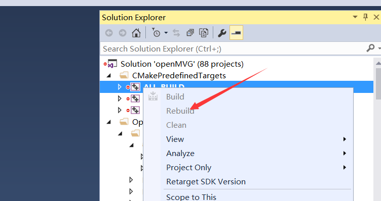 window10系统中,vcpkg使用到opengl(编译MVG)库时提示Error: Building package * failed with: BUILD_FAILED_openmvg ...
