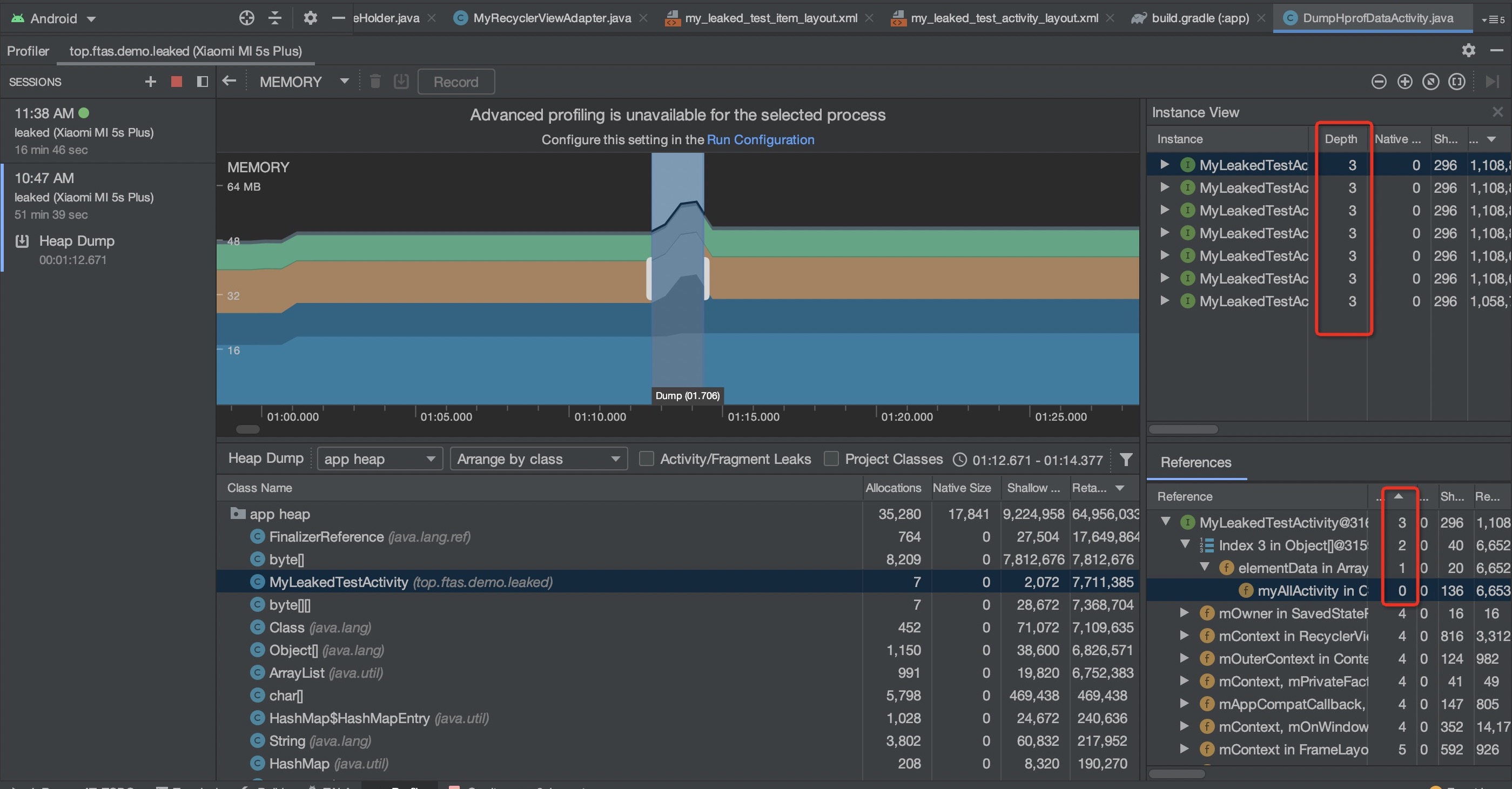 常用内存分析命令及常见内存泄露分析思路_am dumpheap pid-CSDN博客