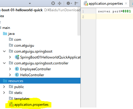IDEA的springboot项目中properties一直都未显示小叶子图标解决_no configuration files matching pattern 'applicati-CSDN博客