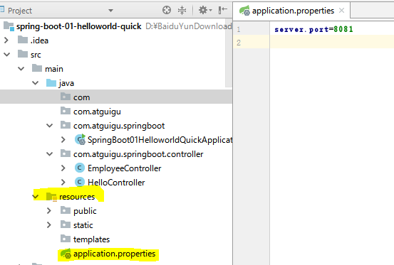 IDEA的springboot项目中properties一直都未显示小叶子图标解决_no configuration files matching pattern 'applicati-CSDN博客