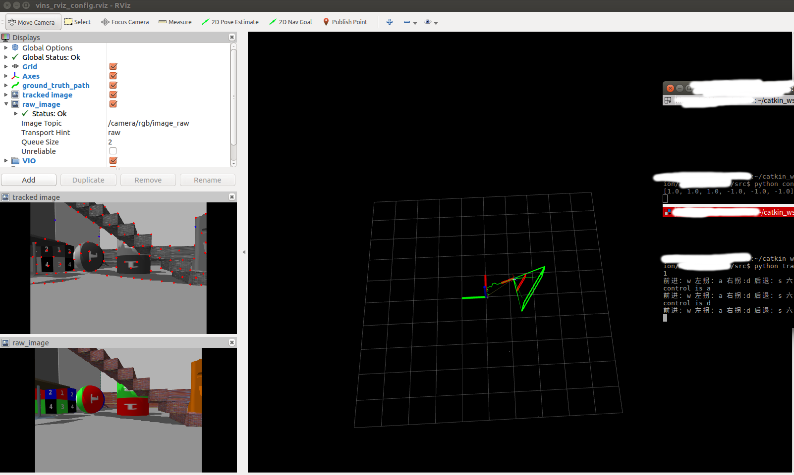 Gazebo环境下VIO SLAM系统实现_vins mono gazebo-CSDN博客