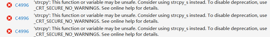 随笔杂记(十)——C++:C4996报错解决方法_忽略c4996-CSDN博客