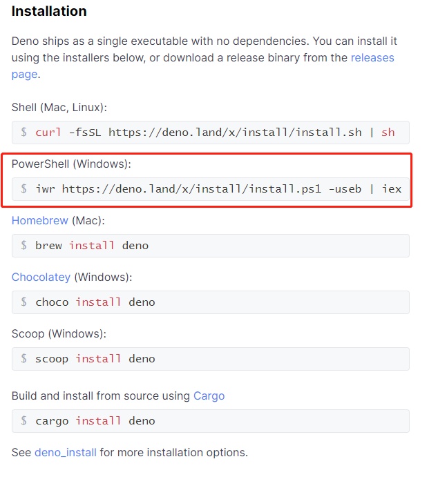 Windows中使用PowerShell安装Deno_windows 安装deno.exe-CSDN博客