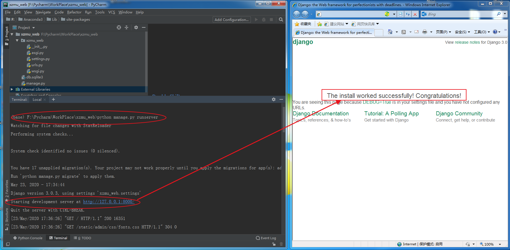 windows下社区版pycharm创建django项目_社区办pychar django-CSDN博客