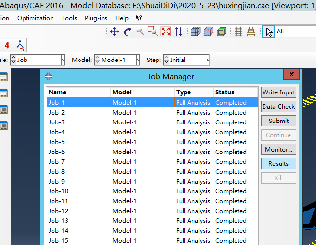 PYTHON实现abaqus后处理(1)_python abaqus后处理-CSDN博客