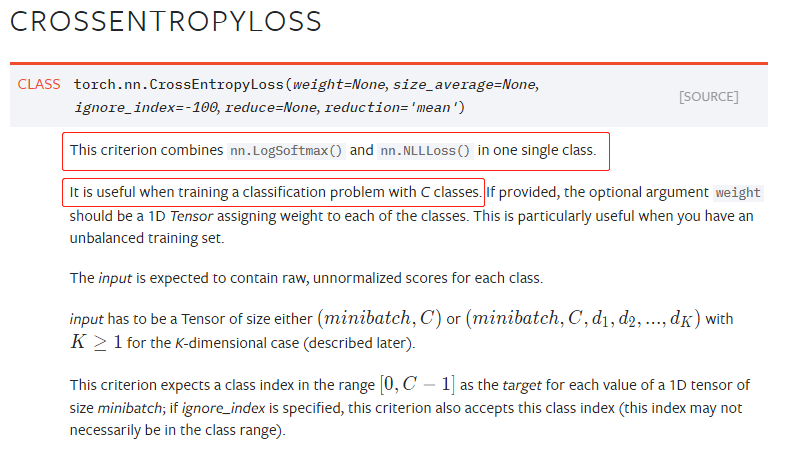 Pytorch损失函数之nn Nllloss与nn Crossentropyloss Nn Nllloss Csdn博客
