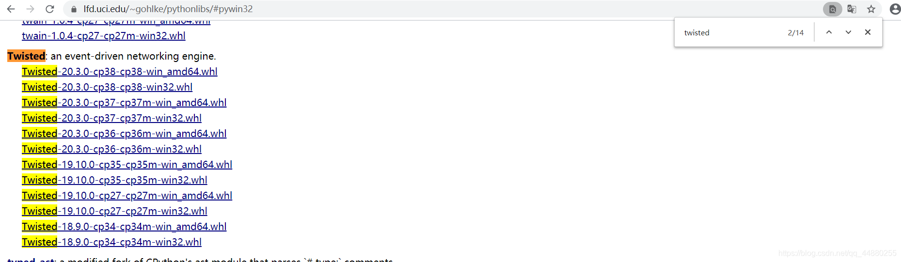 Python爬虫之scrapy库的下载和安装scrapy 290 Py2py3 None Anywhl下载 Csdn博客