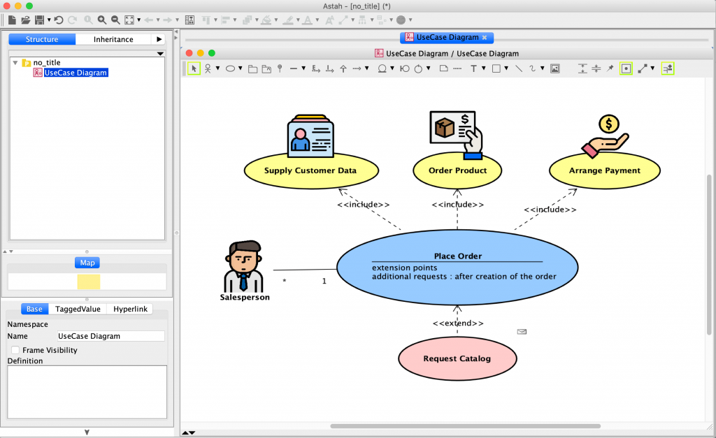 UML之Astah的基本使用教程-3（用例图、状态图）_astash-CSDN博客