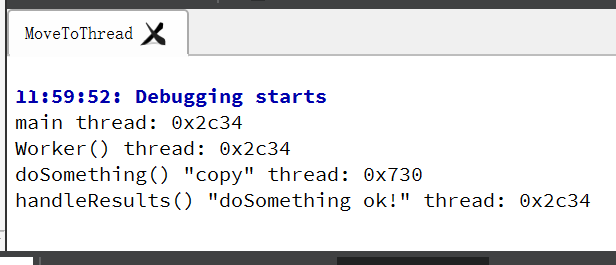 Qthread之movetothread用法 Csdn博客