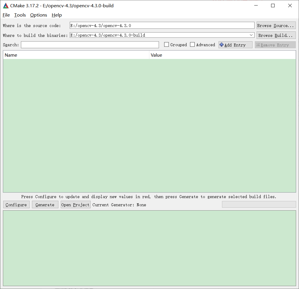 windows 10 + vs2017 +cmake 3.17.2 编译 opencv 4.3.0 +opencv_contrib + cuda 10.2_cmake3.17.2使用教程-CSDN博客