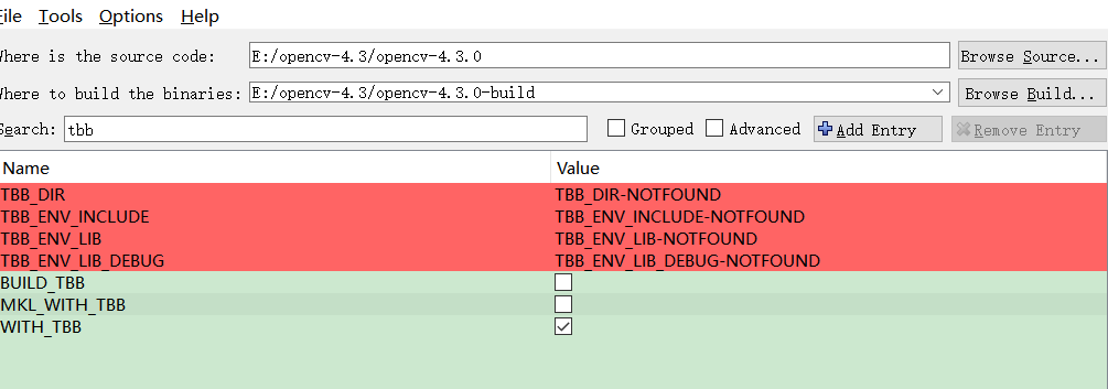 windows 10 + vs2017 +cmake 3.17.2 编译 opencv 4.3.0 +opencv_contrib ...